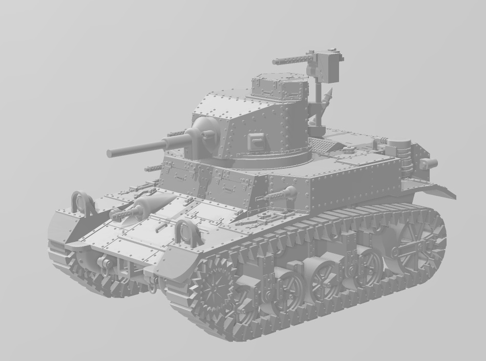 M3 Stuart - 3DForge